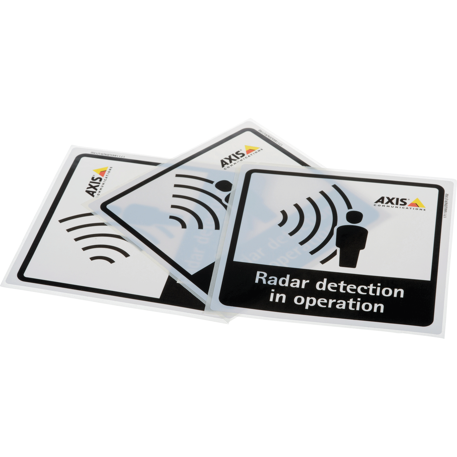 Radar Detection Sticker | Axis Communications