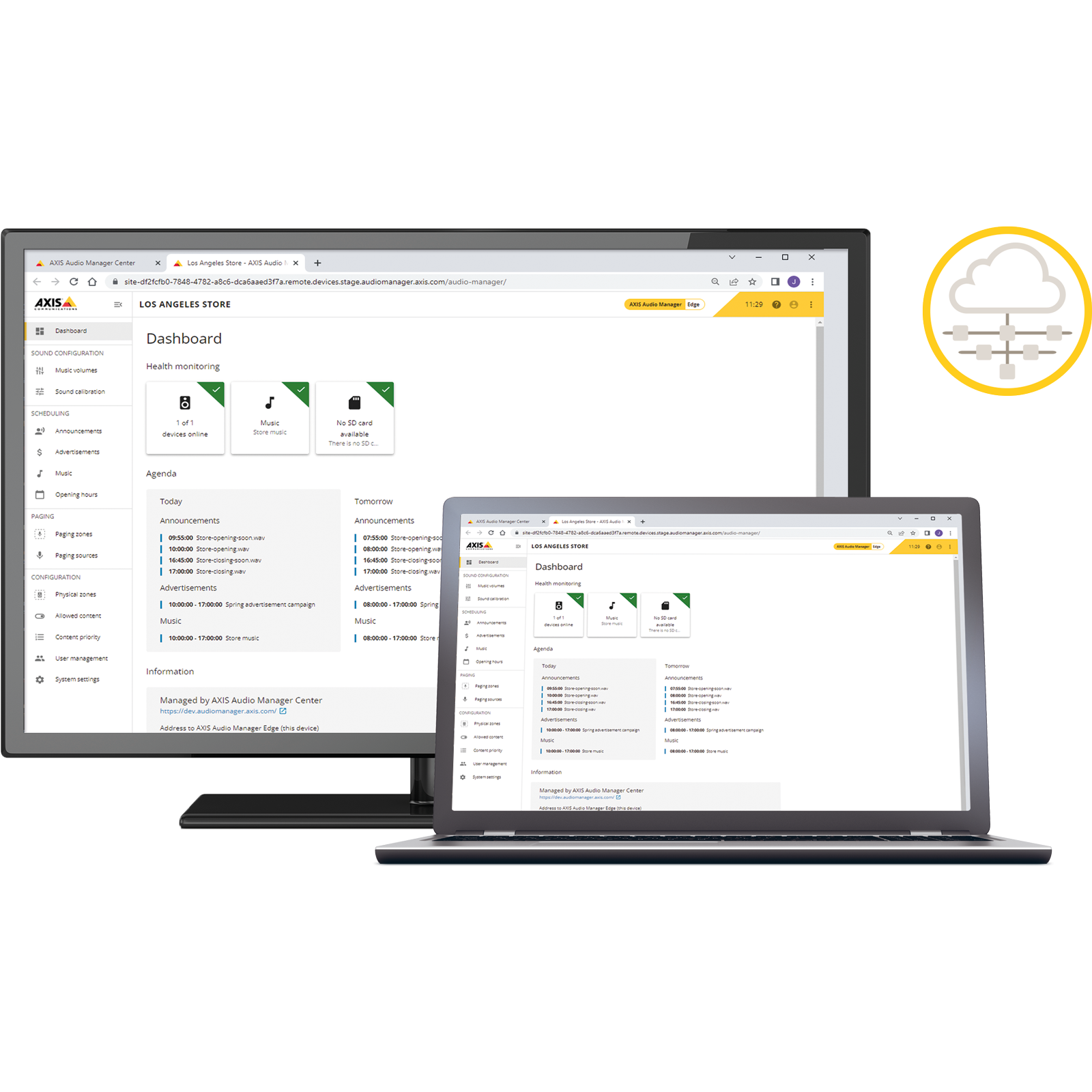 AXIS Audio Manager Center | Axis Communications