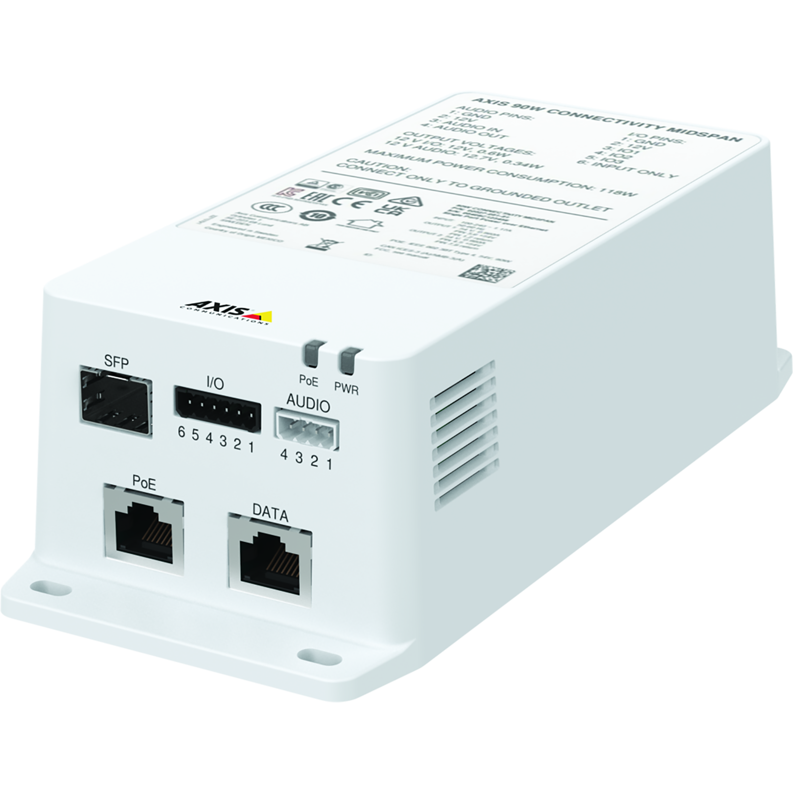 AXIS TU8003 90 W Connectivity Midspan | Axis Communications