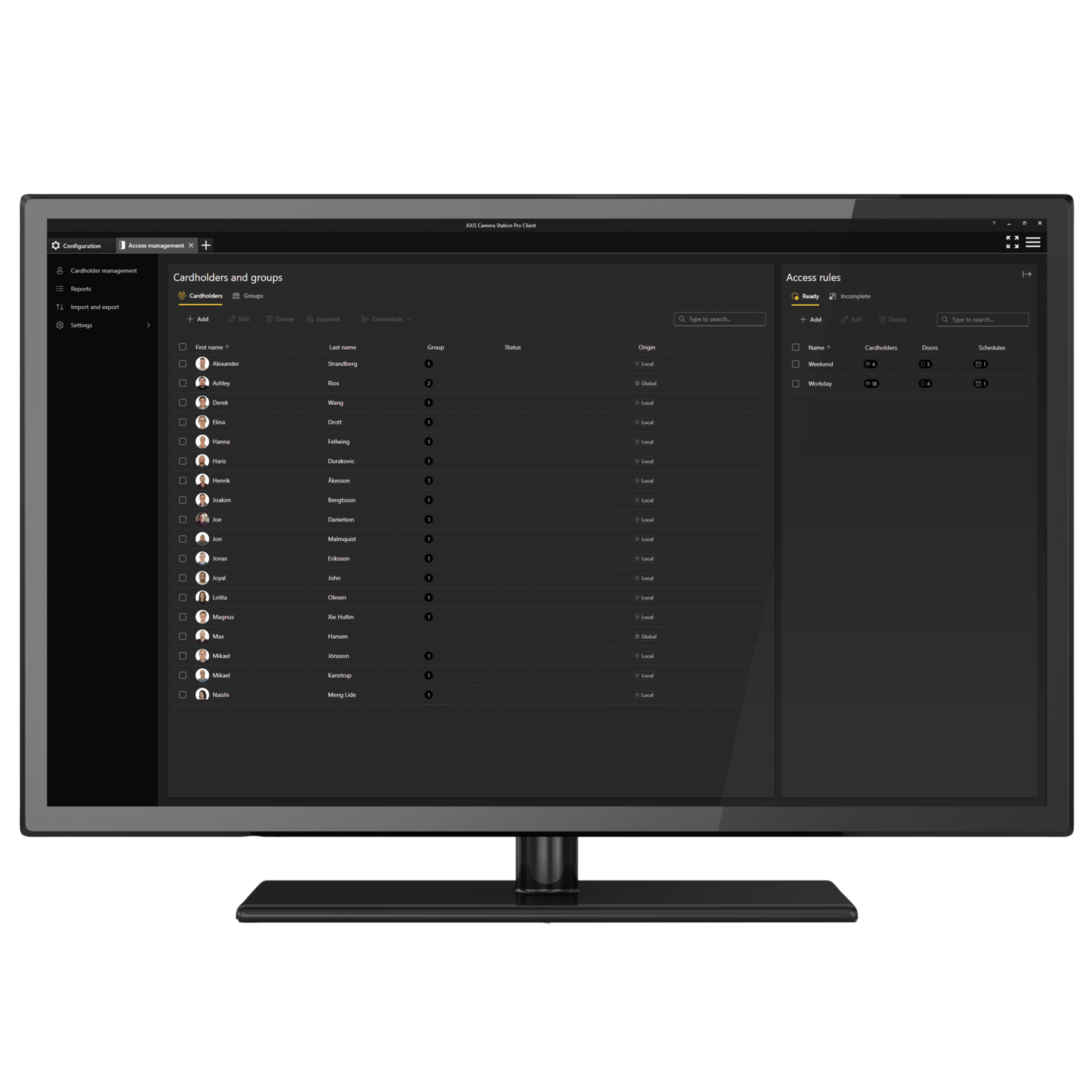 AXIS Camera Station Secure Entry | Axis Communications