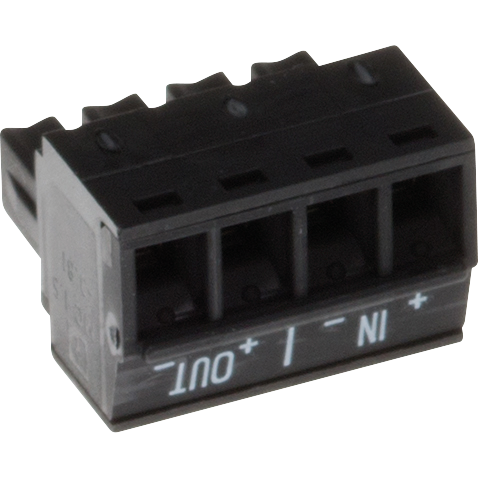 AXIS Connector A 4-pin 3.81 Straight IN/OUT, 10 pcs | Axis Communications