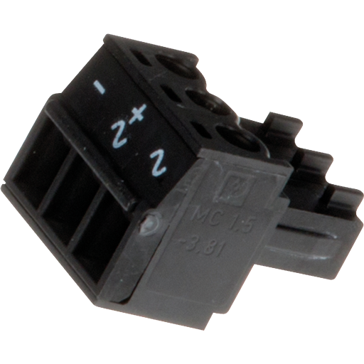 AXIS Connector A 3-pin 3.81 Straight, 10 pcs | Axis Communications
