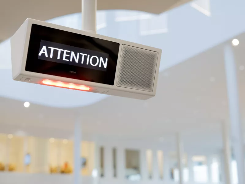 AXIS C1720 Network Display Speaker | Axis Communications