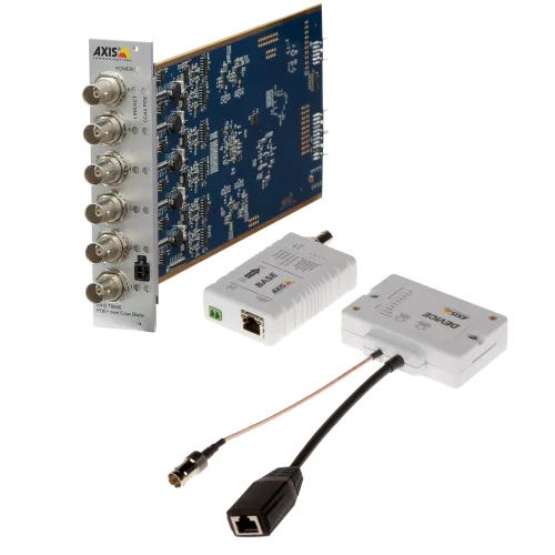 AXIS T8645 PoE+ over Coax Compact Kit - Product support | Axis ...
