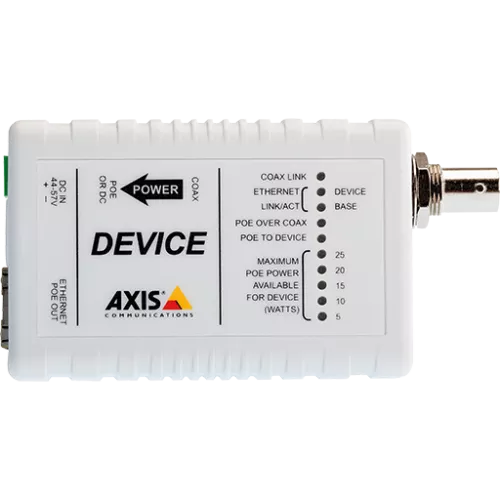 AXIS T8642 PoE+ over Coax Device | Axis Communications AXIS T8642 PoE+ over Coax Device | Axis Communications